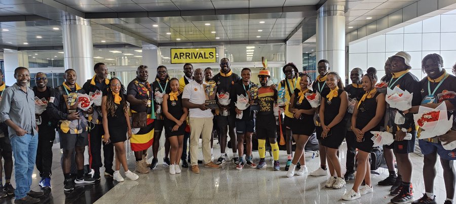 Uganda Rugby Sevens Team Returns to Heroic Welcome After Africa 7s Win ...